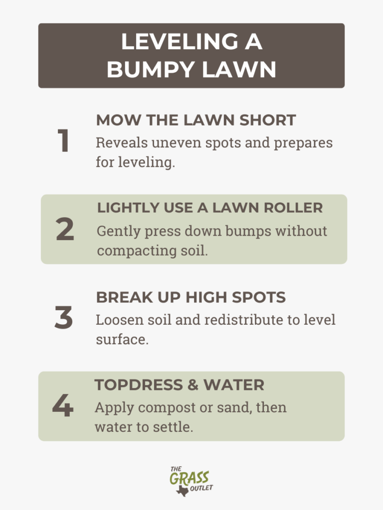 How to Level an Uneven Lawn | The Grass Outlet